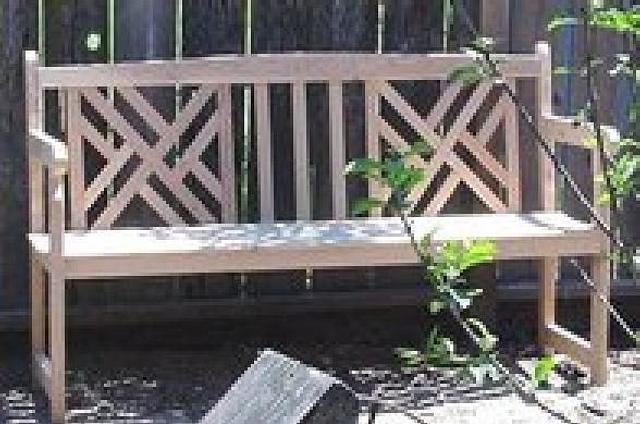 Chippendale Garden bench - Woodworking Project by a1jim - Craftisian