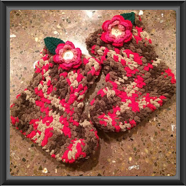 Raspberry Trifle Slipper Boots - Needleworking Project by Alana Judah ...
