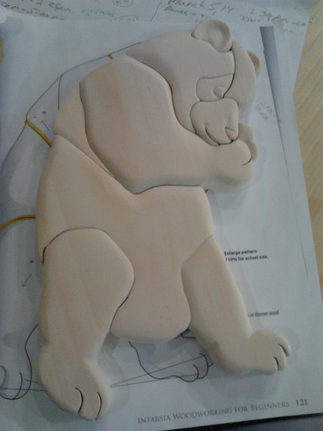 Panda Bear Intarsia - Woodworking Project by Debbie Tasa - Craftisian