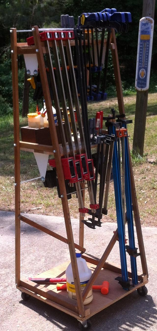 Clamp Rack - Woodworking Project by Mark44 - Craftisian