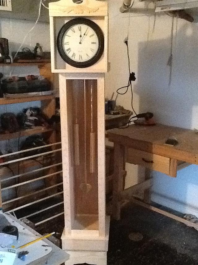 makeing a look alike grandfather clock - Woodworking Project by jim ...