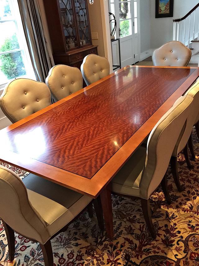 Makore Table Enlarged - Woodworking Project by Ellenski - Craftisian