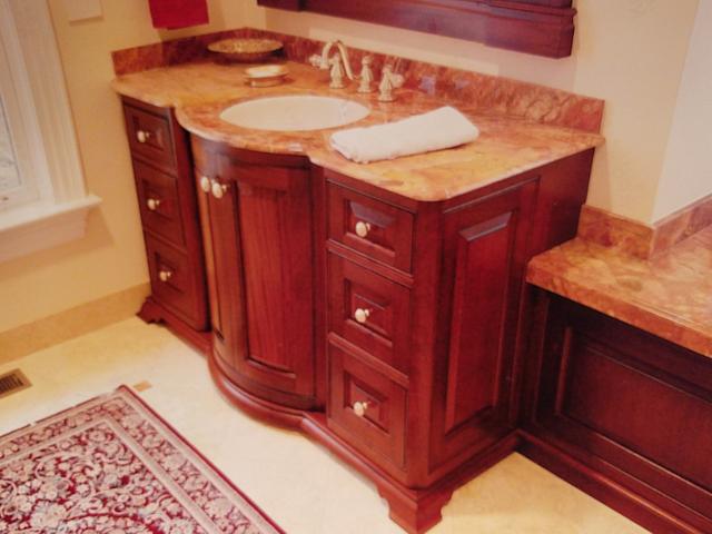 Mahogany Bathroom Cabinetry - Woodworking Project by Steve66 - Craftisian