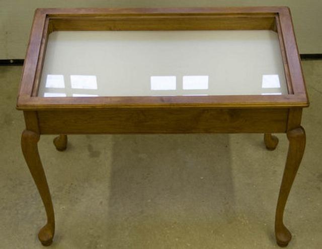 Display glass top table - Woodworking Project by a1jim - Craftisian