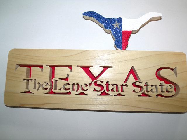 Texas plaque - Woodworking Project by Kepy - Craftisian