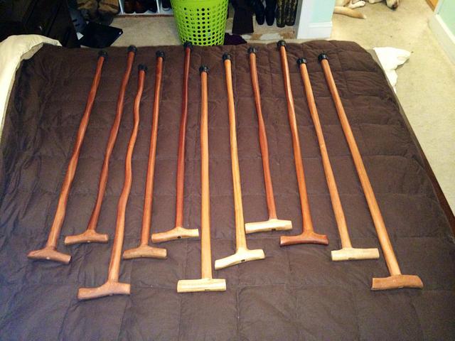 Walking canes - Woodworking Project by GreenwoodRuss - Craftisian
