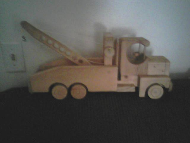 semi hauler tow truck - Woodworking Project by frances - Craftisian