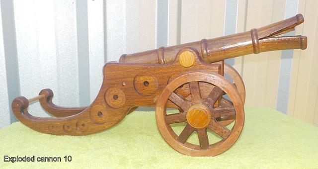 EXPLODED CANNON - Woodworking Project by Sam Shakouri - Craftisian
