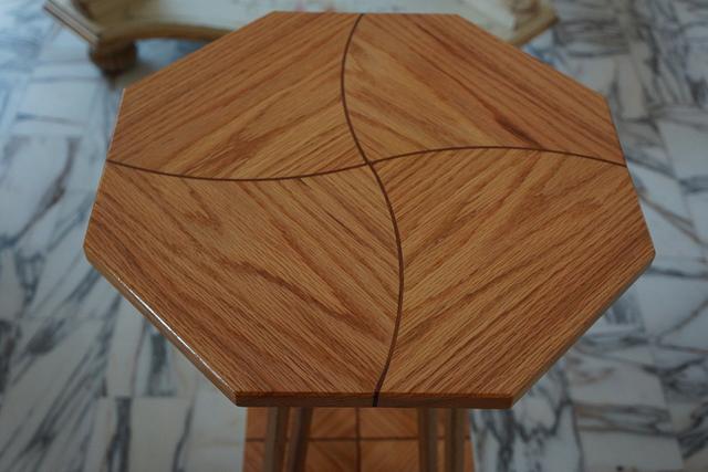 Octagonal Table - Woodworking Project by lanwater - Craftisian