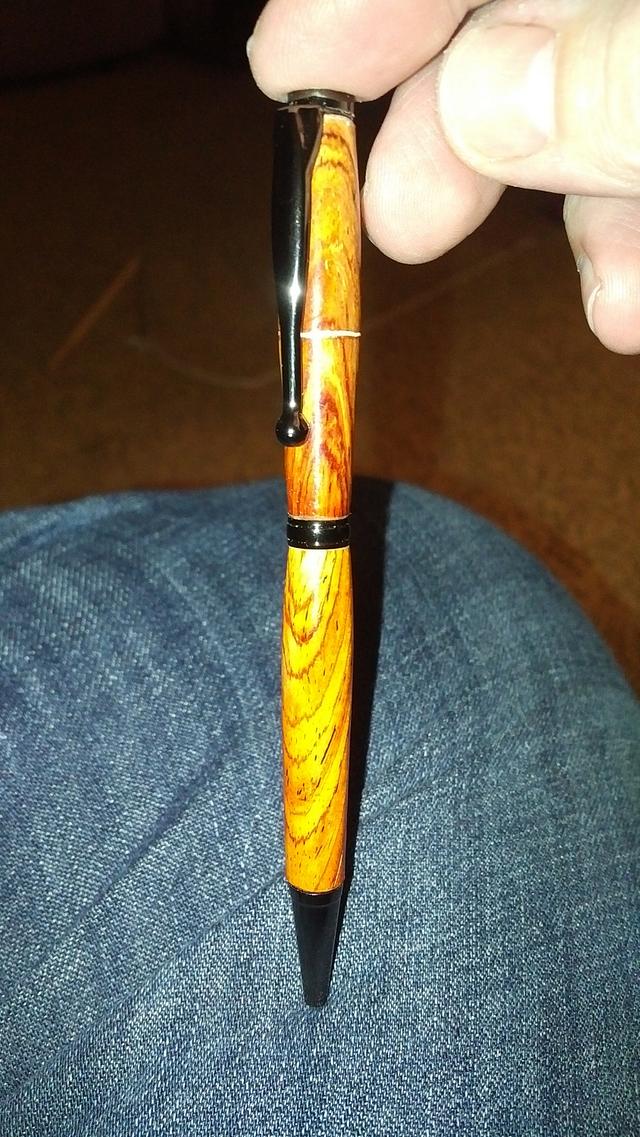 Copper wire in a pen. - Woodworking Project by Galvipa - Craftisian