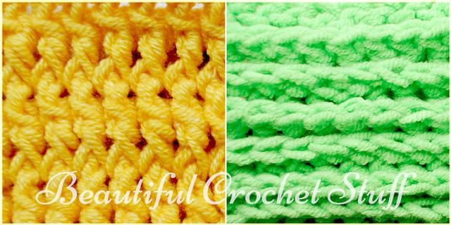 How to Make Front Post and Back Post Double Crochet Stitches ...