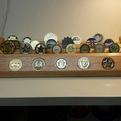 Challenge Coin Display - Woodworking Project by Tim - Craftisian