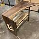 Crotch Walnut Waterfall Record Player Table - Woodworking Project by ...