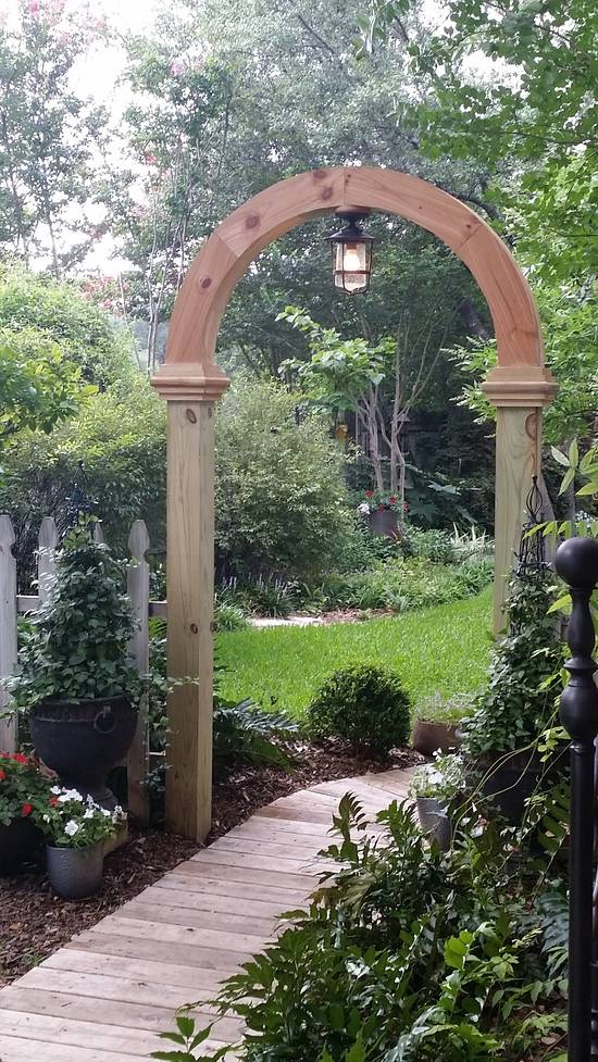 Garden Arch - Woodworking Project by Dr. Sawdust - Craftisian